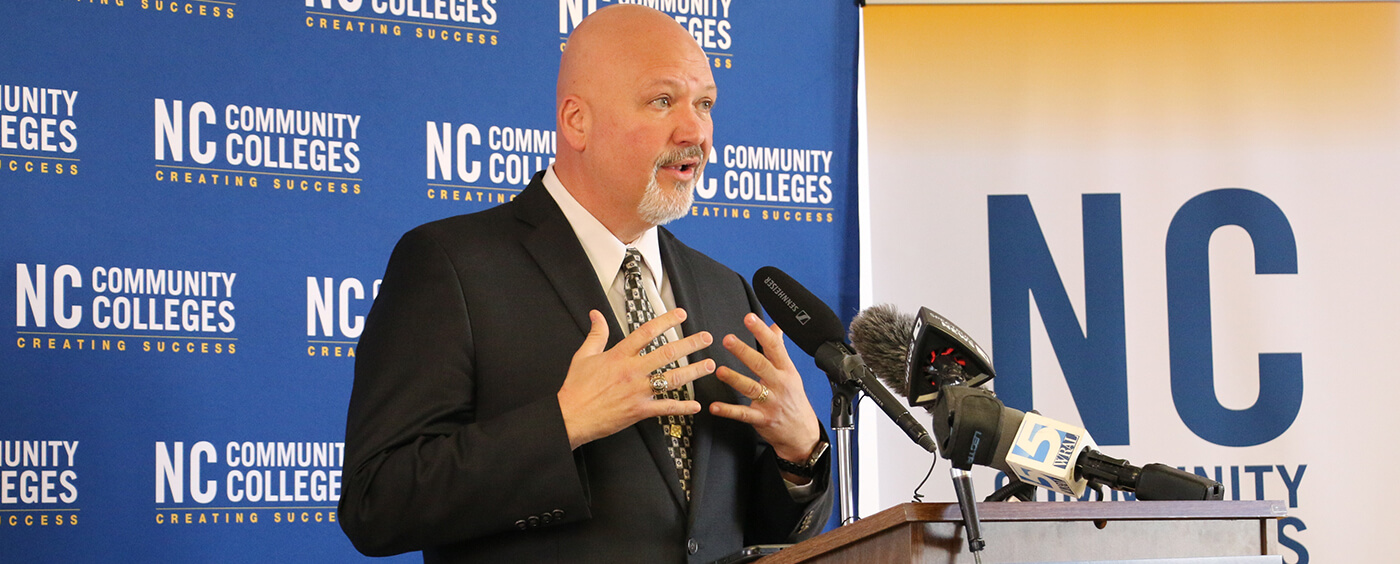NCCCS President Cox: ‘That’s what community colleges do, folks ...